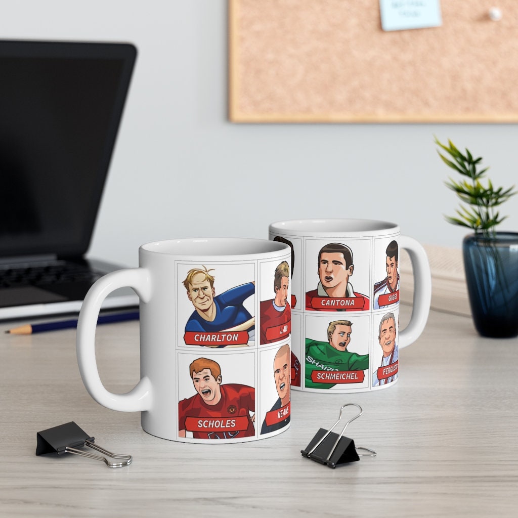 Manchester United Sticker Book Mug 1 - Man United All-Stars, Classic ...