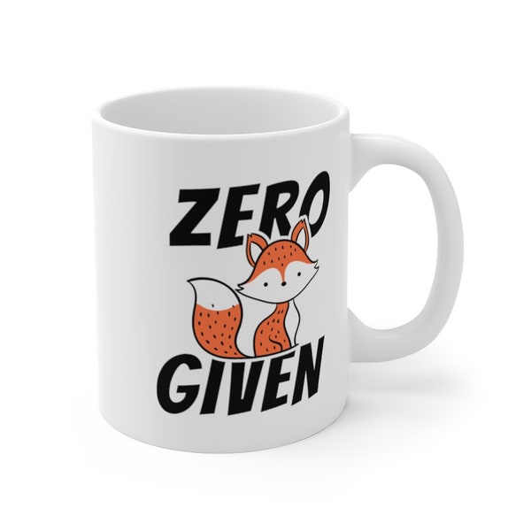 Zero Fox Given Mug - Etsy