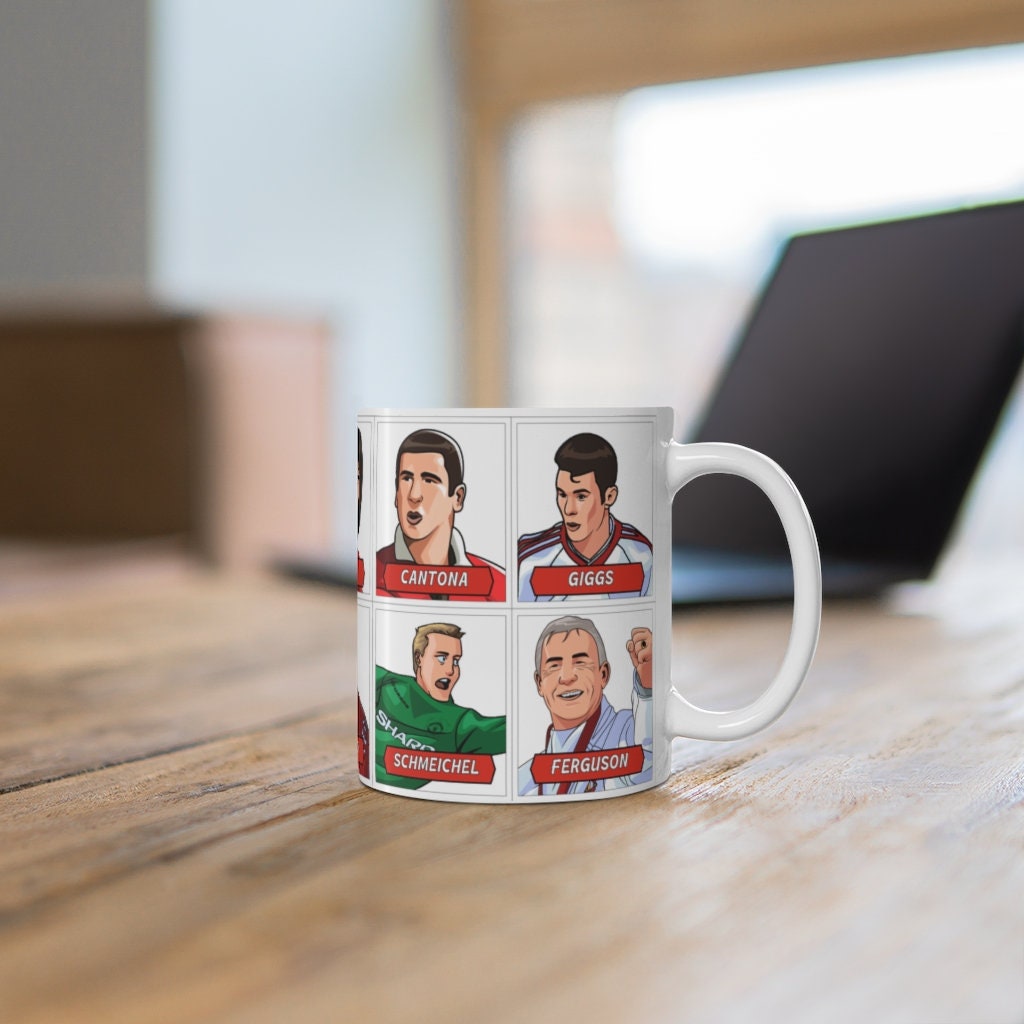 Manchester United Sticker Book Mug 1 - Man United All-Stars, Classic ...