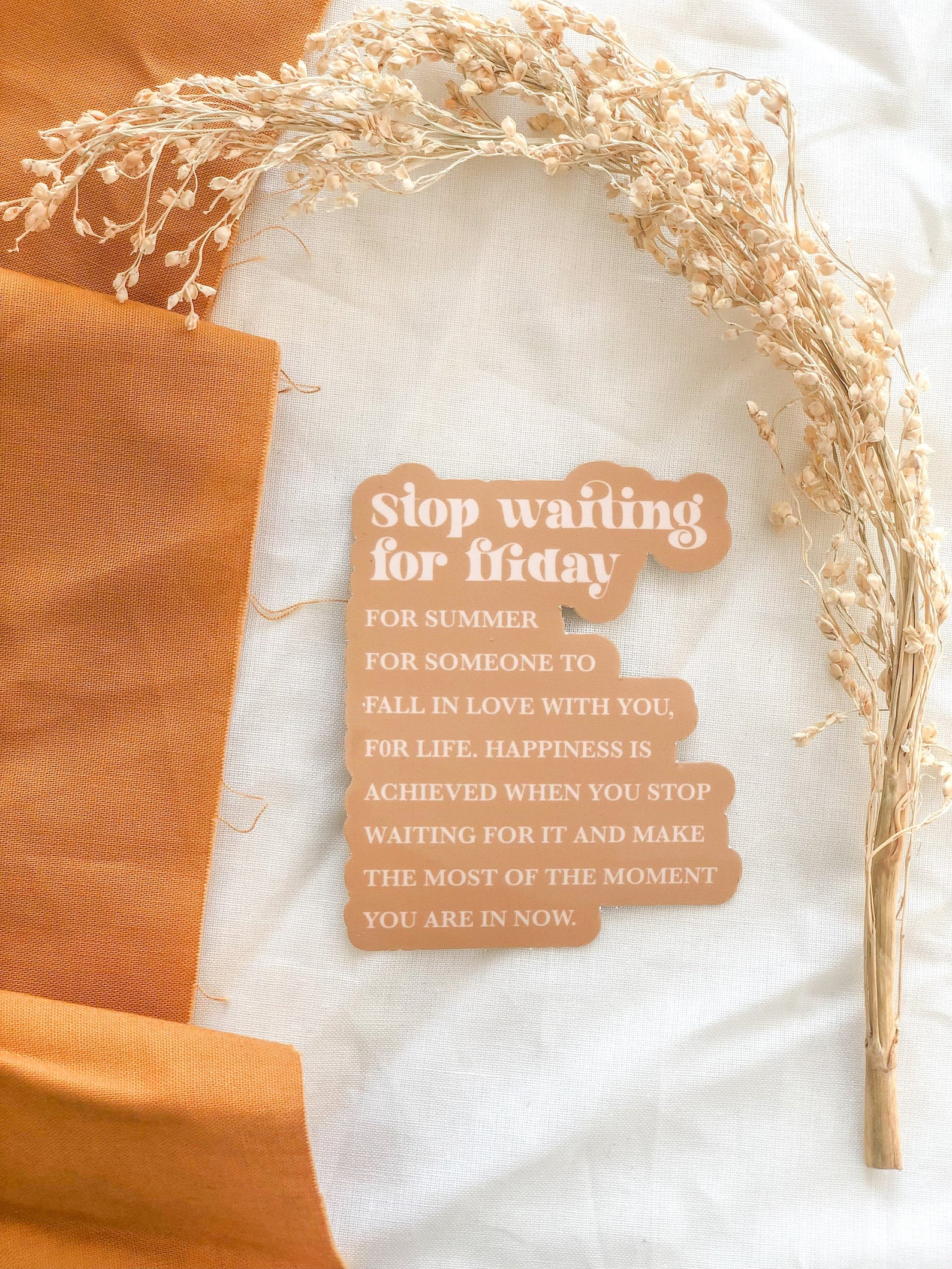 Stop Waiting for Friday Sticker L Motivational Stickers L - Etsy