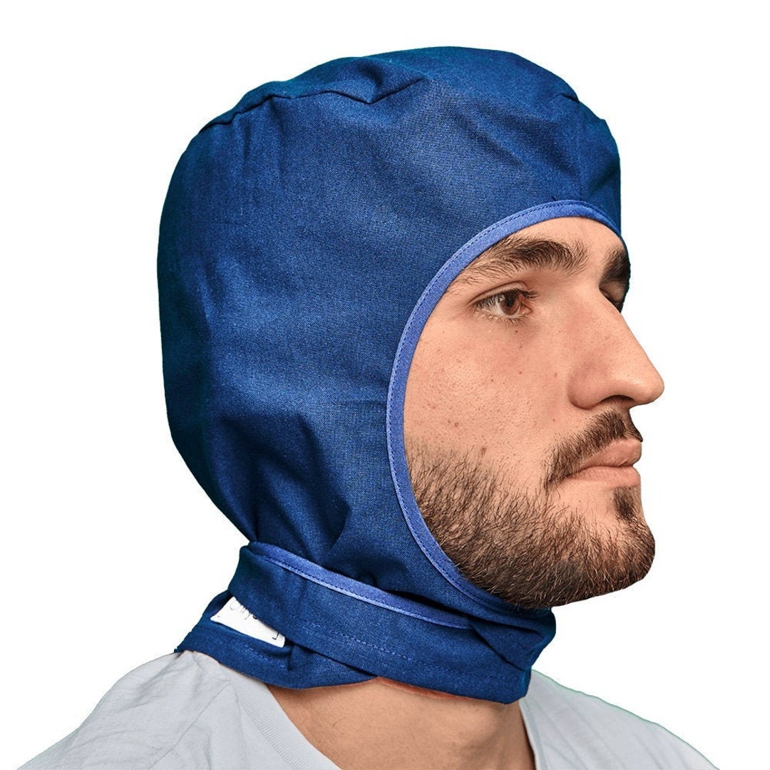 Surgical Hood - "midnight Blue" Model - Etsy