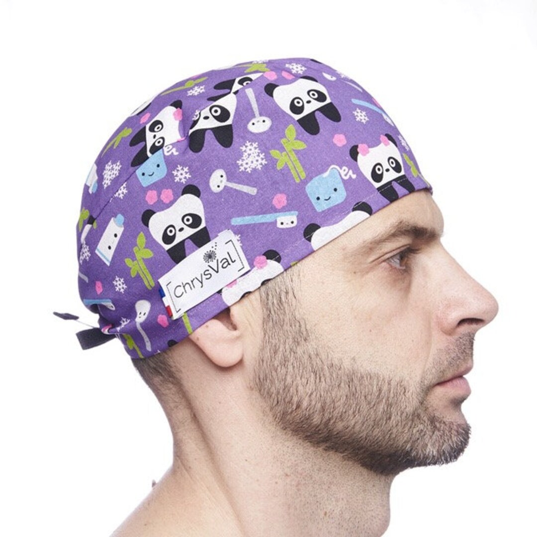 Medical Cap / Operating Room Cap - Short Model "pan'dent" - Etsy