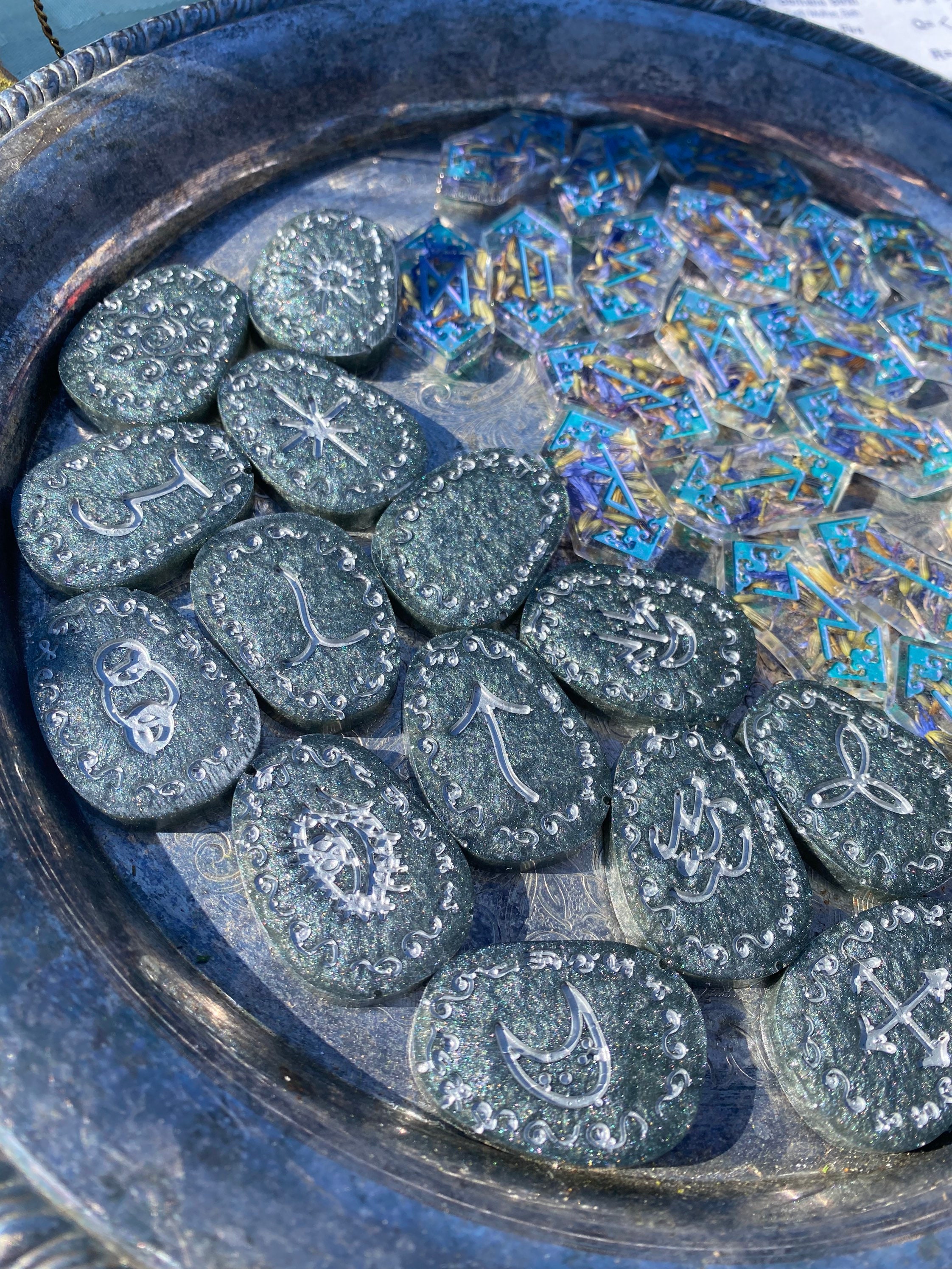 Witch Runes Set Resin Runes for Divination Tools - Etsy