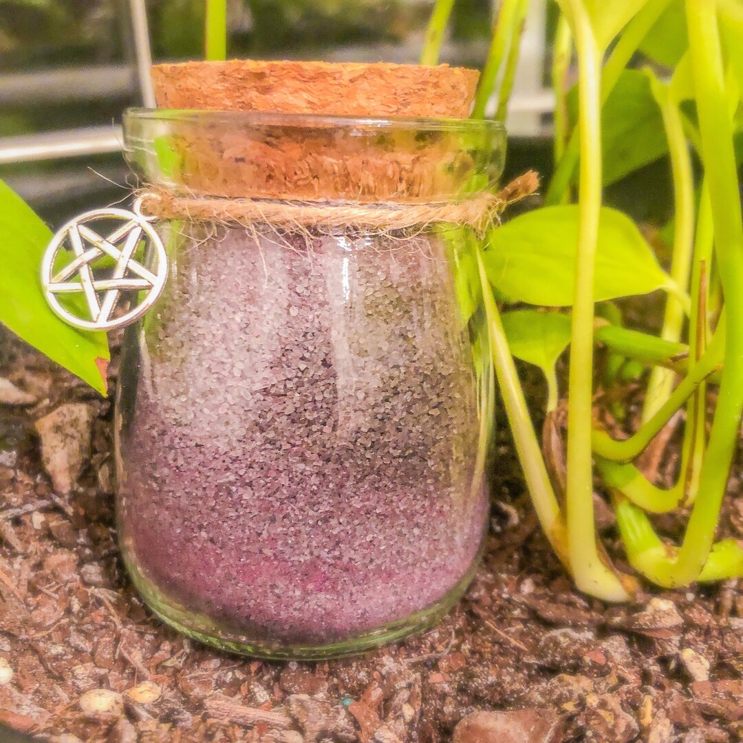 Purple Ritual Salt for Psychic Protection Witch Salt Witchy Gifts - Etsy