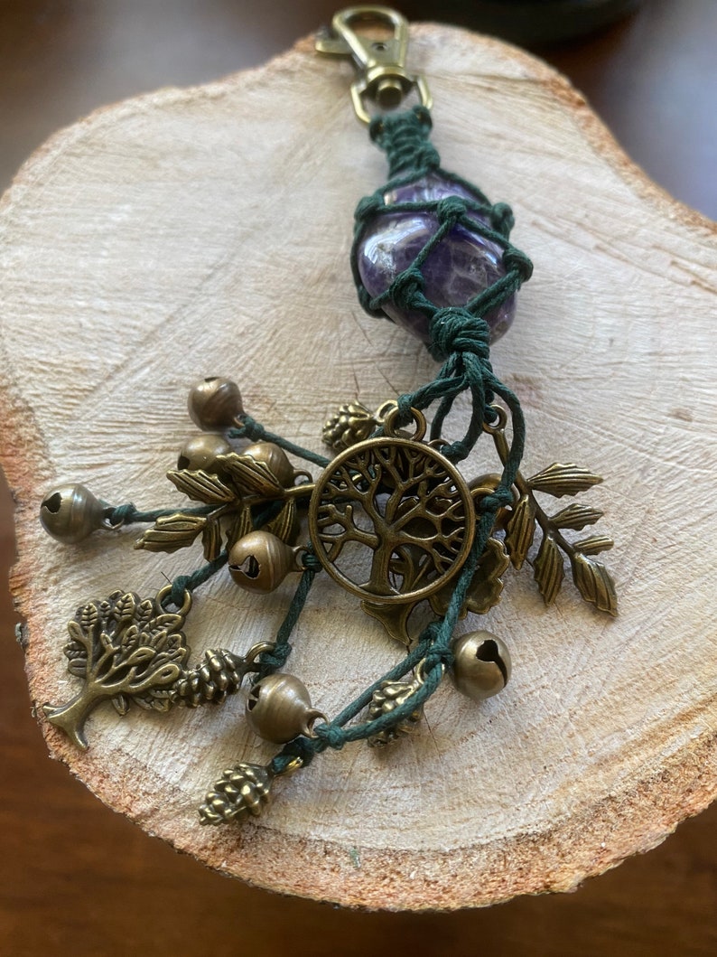 Green Witch Bells Keychain Witch Bells for Protection - Etsy