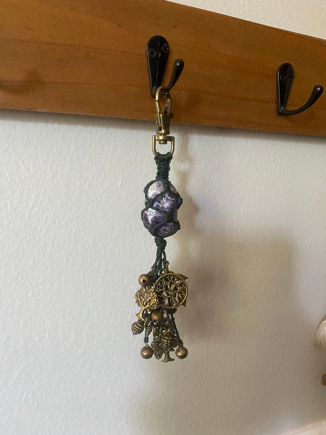 Green Witch Bells Keychain Witch Bells for Protection - Etsy