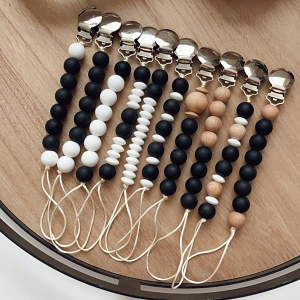 Wood Pacifier Clip - Etsy