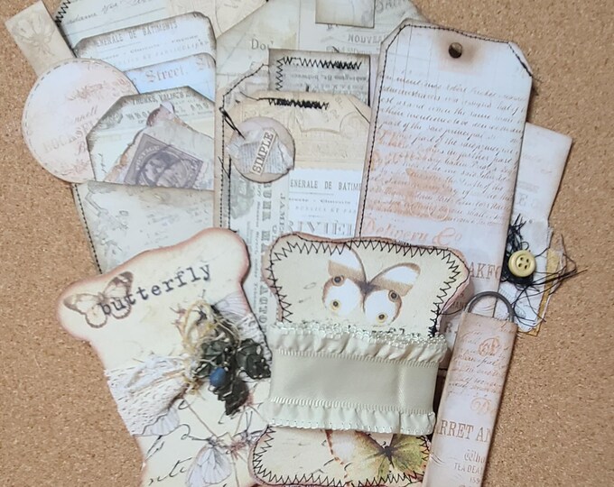 Handmade Junk Journal Kit to Add or Start a New Junk Journal - Etsy