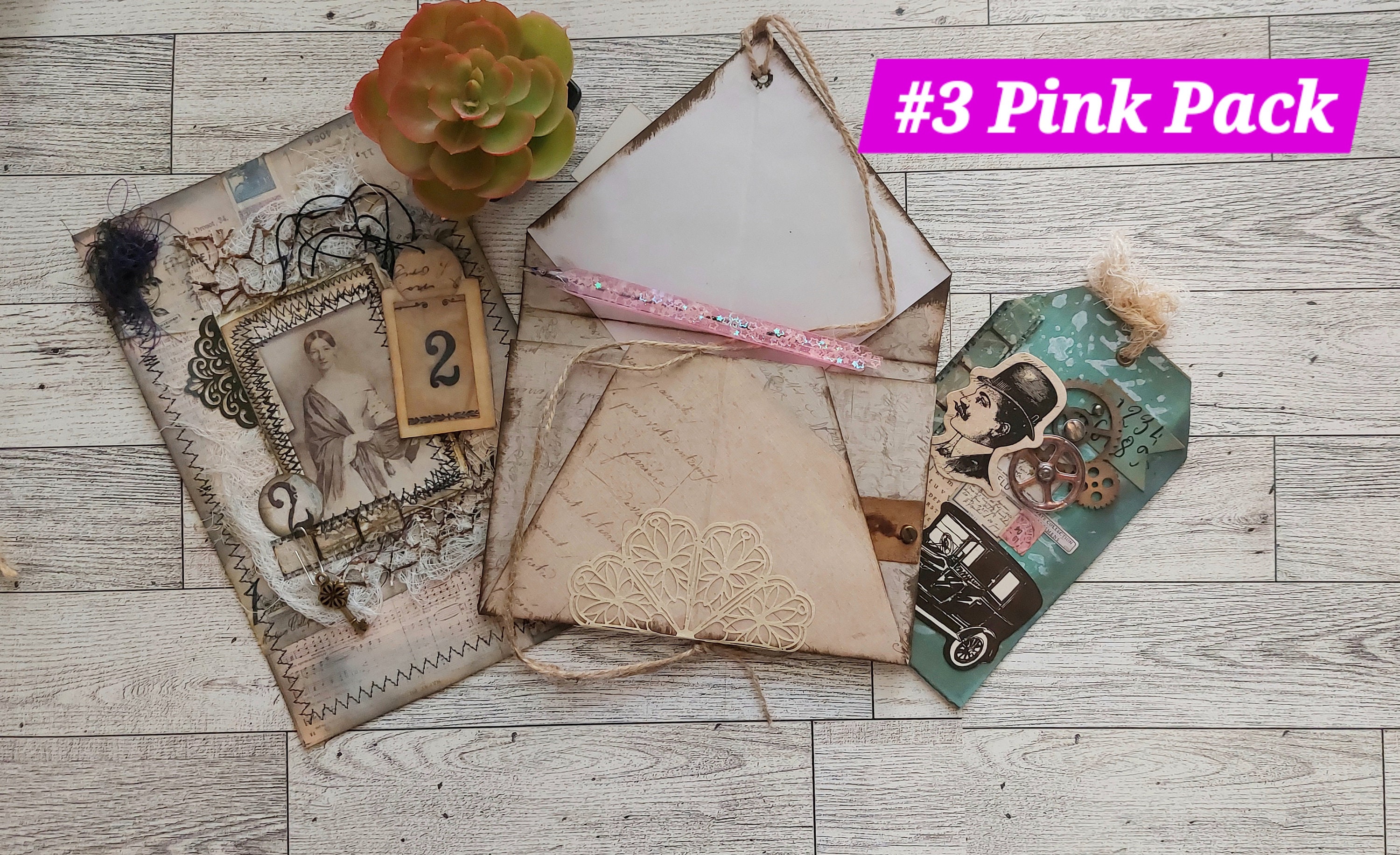 Handmade Junk Journal Embellishments for Any Junk Journal - Etsy