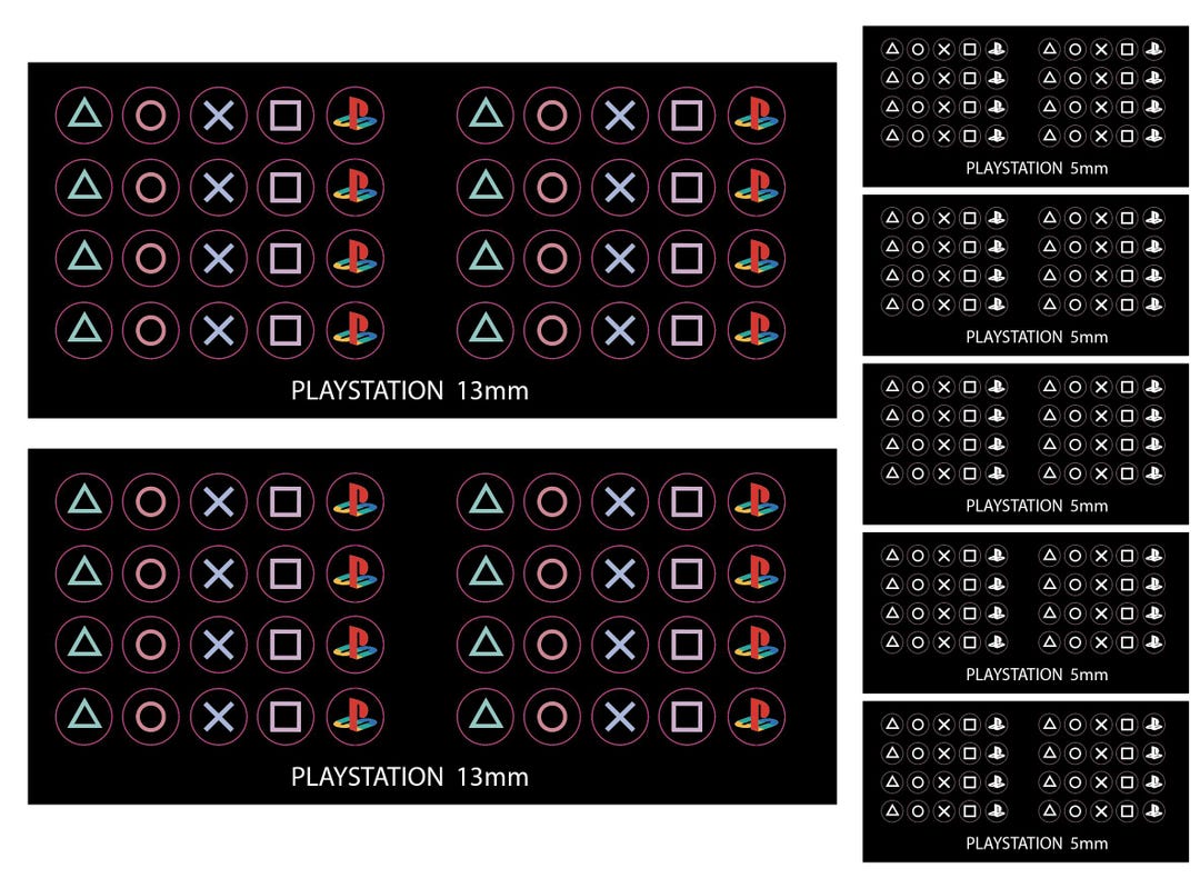 Custom Playstation Sticker Sheets - Etsy