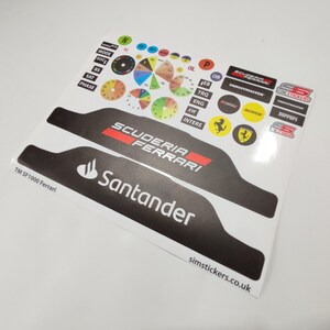 Thrustmaster SF1000 Wheel Stickers for Car Simulator | Iracing Decals ...