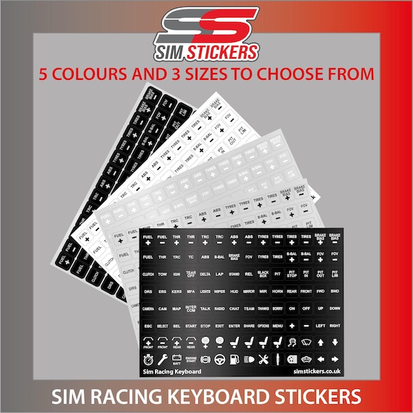 Number Keyboard Stickers - Etsy