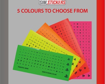 Liongp Sim Racing Stickers, Button Stickers for Sim Racing Wheels and ...
