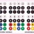Fanatec Rally Module 10mm Stickers for Various Simulator Wheel/button ...