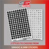 Sim Racing Wheel & Button Box 10mm Stickers - Fanatec/iracing/assetto ...