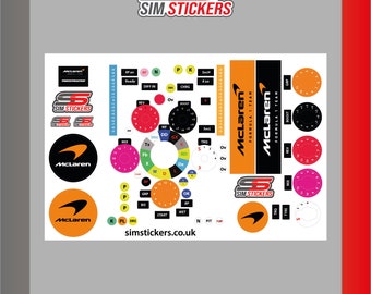 Thrustmaster Mercedes F1 Add-on Wheel Stickers for Car Simulator - Etsy