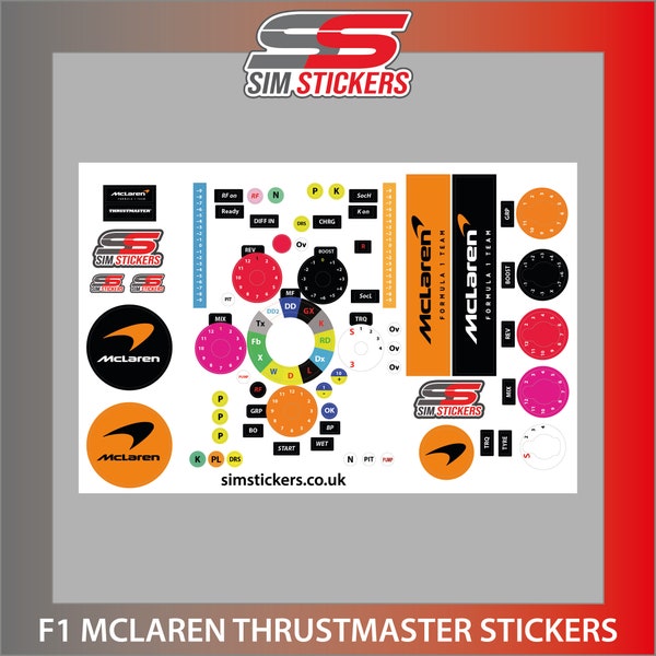 Mclaren Car Stickers - Etsy
