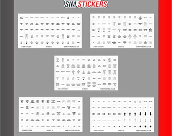 Star Citizen Keyboard Stickers - Etsy