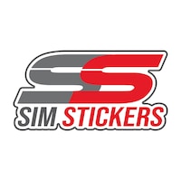 Fanetec Stickers for Car Sim Racing Buttonbox/wheel Set of 4 (2 Options ...