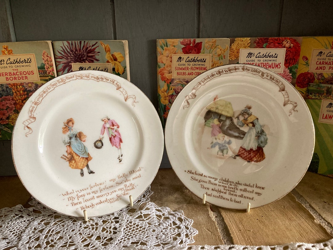 Antique Royal Doulton Nursery Rhyme Plates - Etsy