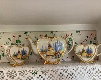 Vintage Crinoline Lady Tea Set - Etsy UK