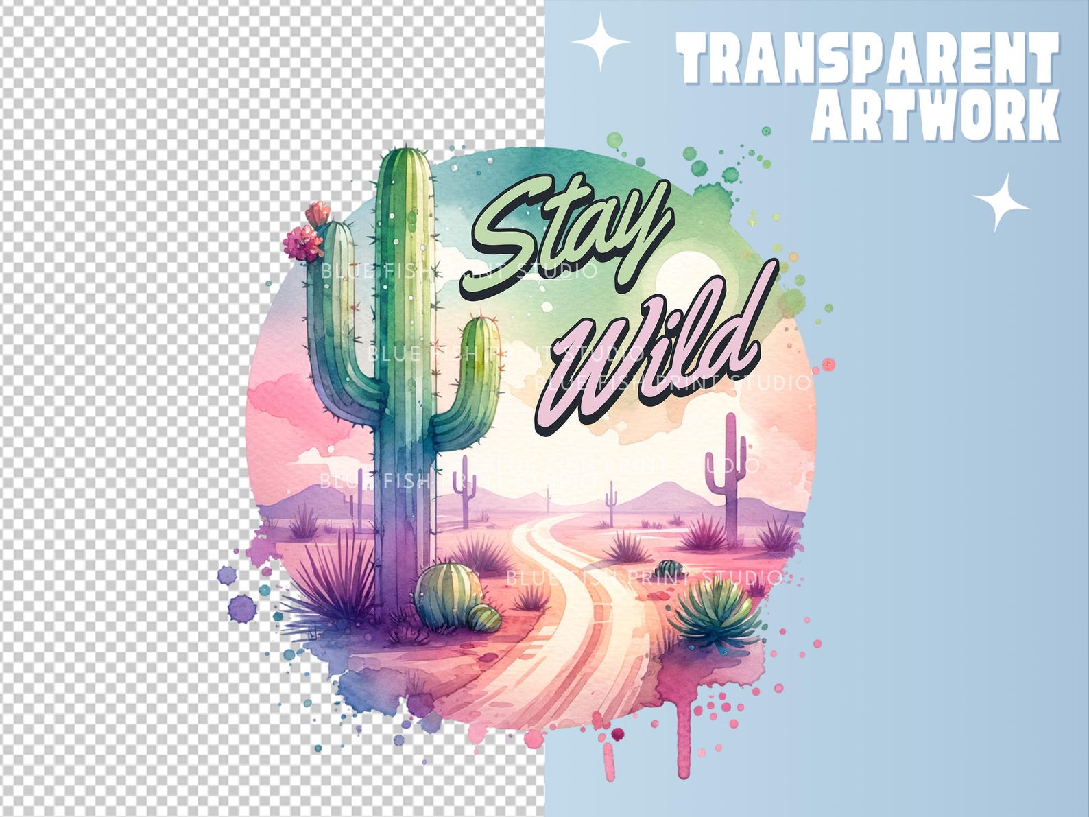 Stay Wild Desert PNG Clipart, Southern Clipart, Western Desert PNG ...