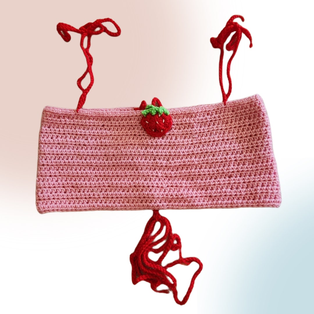 Strawberry Shortcake Crochet Top - Etsy