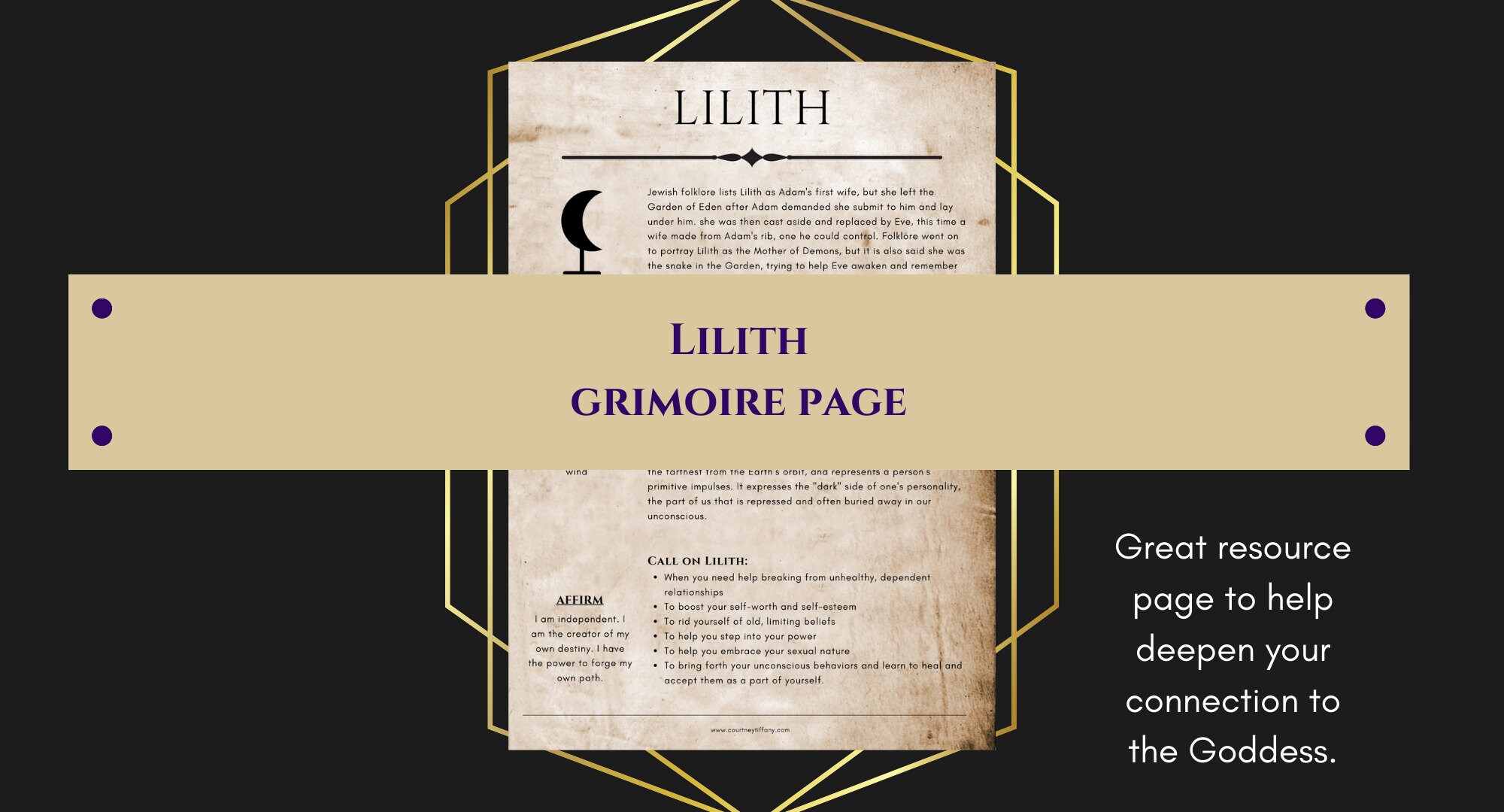 Lilith Dark Goddess Mother of Demons Babylonian Sumerian - Etsy Australia