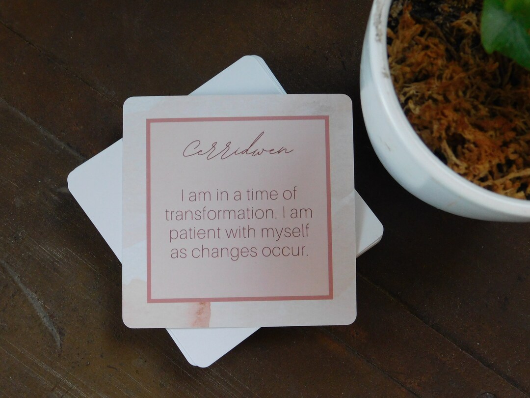 Goddess Affirmations Oracle Deck - Etsy