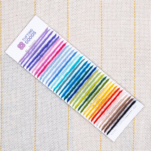 Yarn Sample Card - Etsy