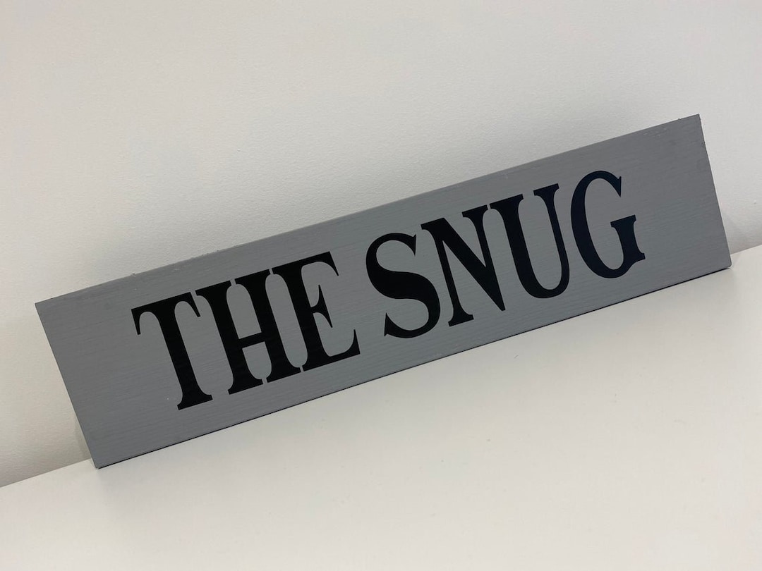 The Snug Sign The Snug Wooden Sign Home Decor Wall Art - Etsy México