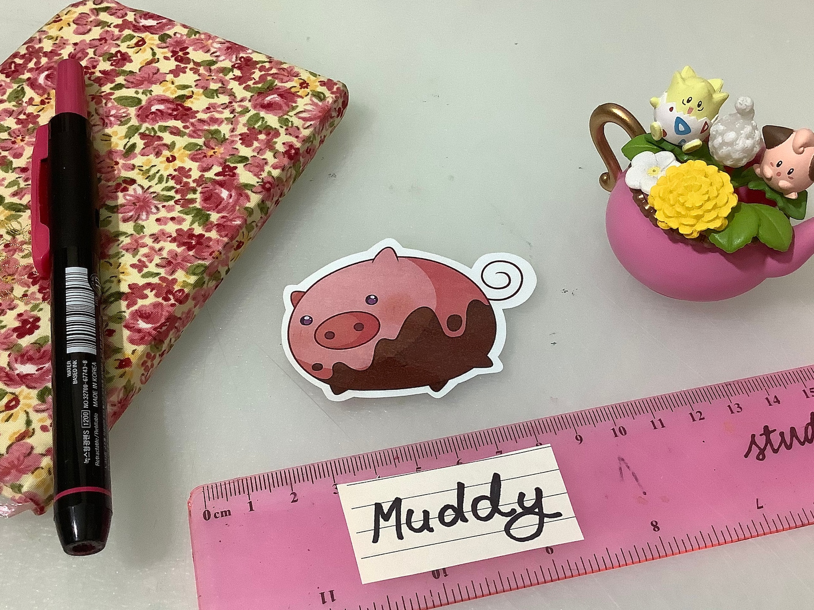 Lindas pegatinas de cerdo chibi cerdito - Etsy España