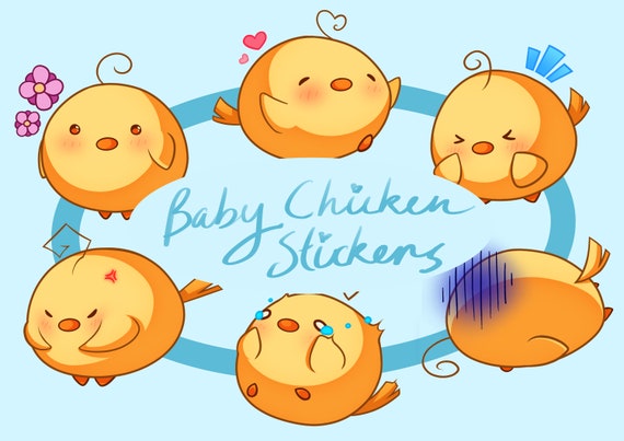 Pollo Chibi Mache Einen Lustigen Comic Für Soziale Netzwerke