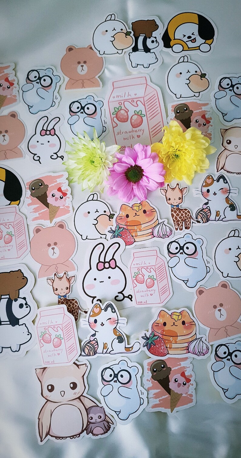10pcs Kawaii Sticker Pack Journaling Planner Bullet - Etsy