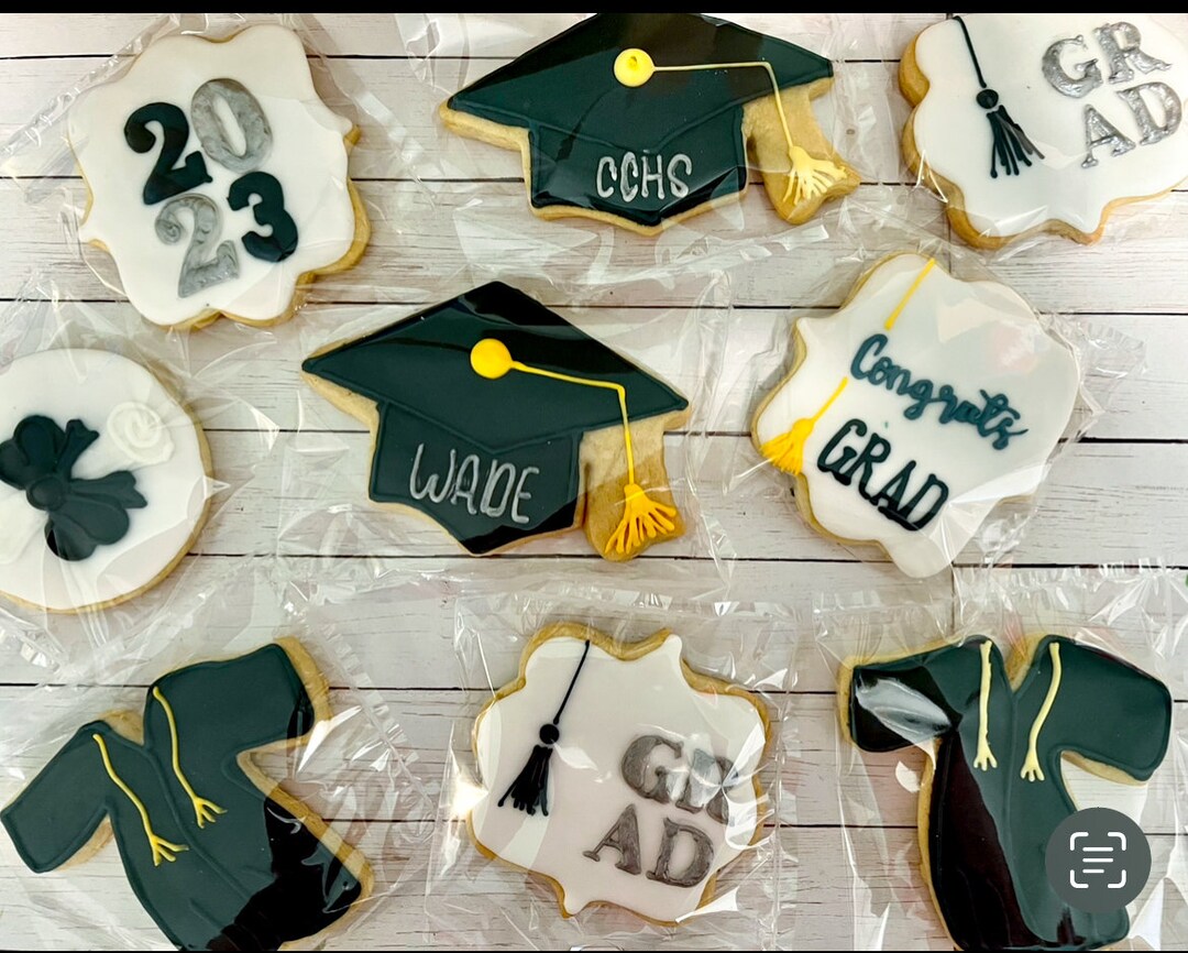Decorated Graduation Cookies 2024 - Etsy