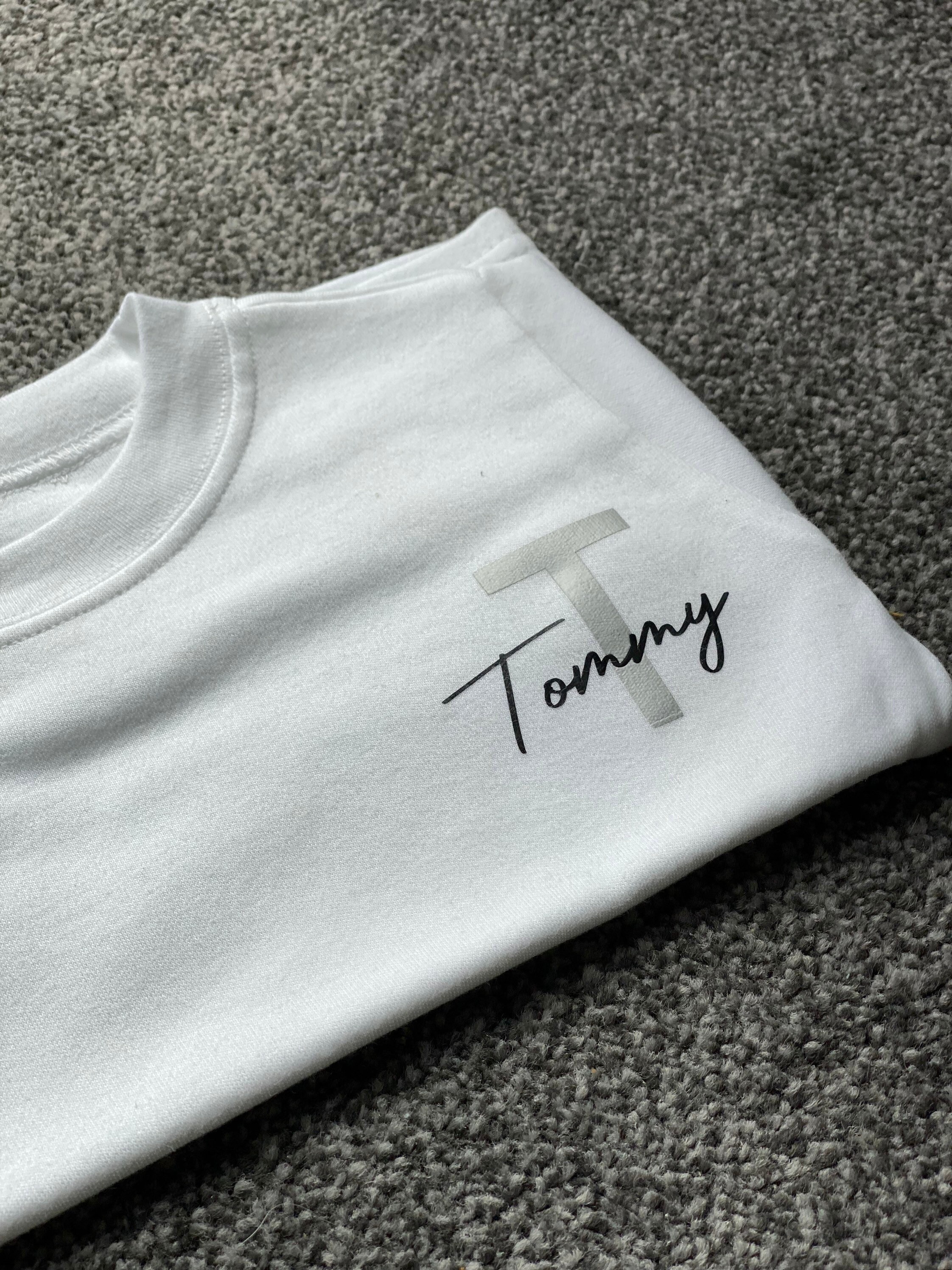 Personalised Initial/name T-shirts - Etsy Canada