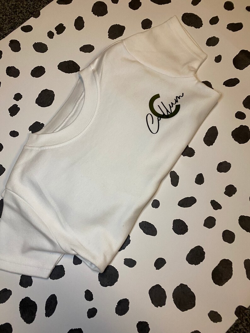 Personalised Initial/name T-shirts - Etsy Canada