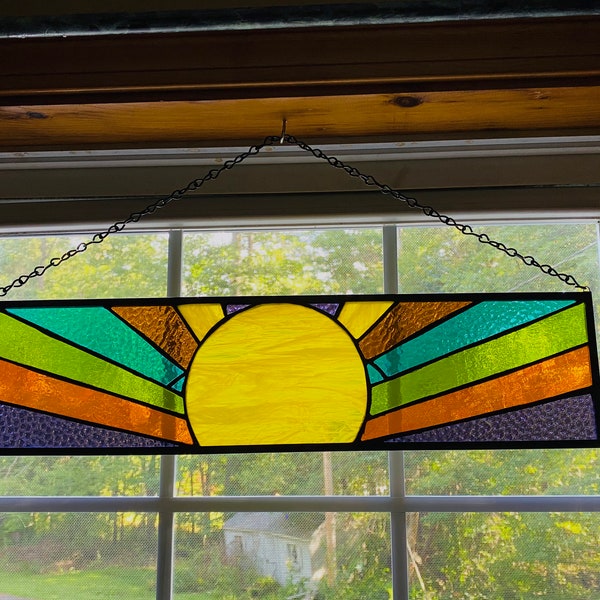 Abstract Stain Glass - Etsy