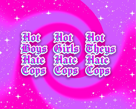 Hot Girls Hate Cops Abolish The Police Blm Etsy