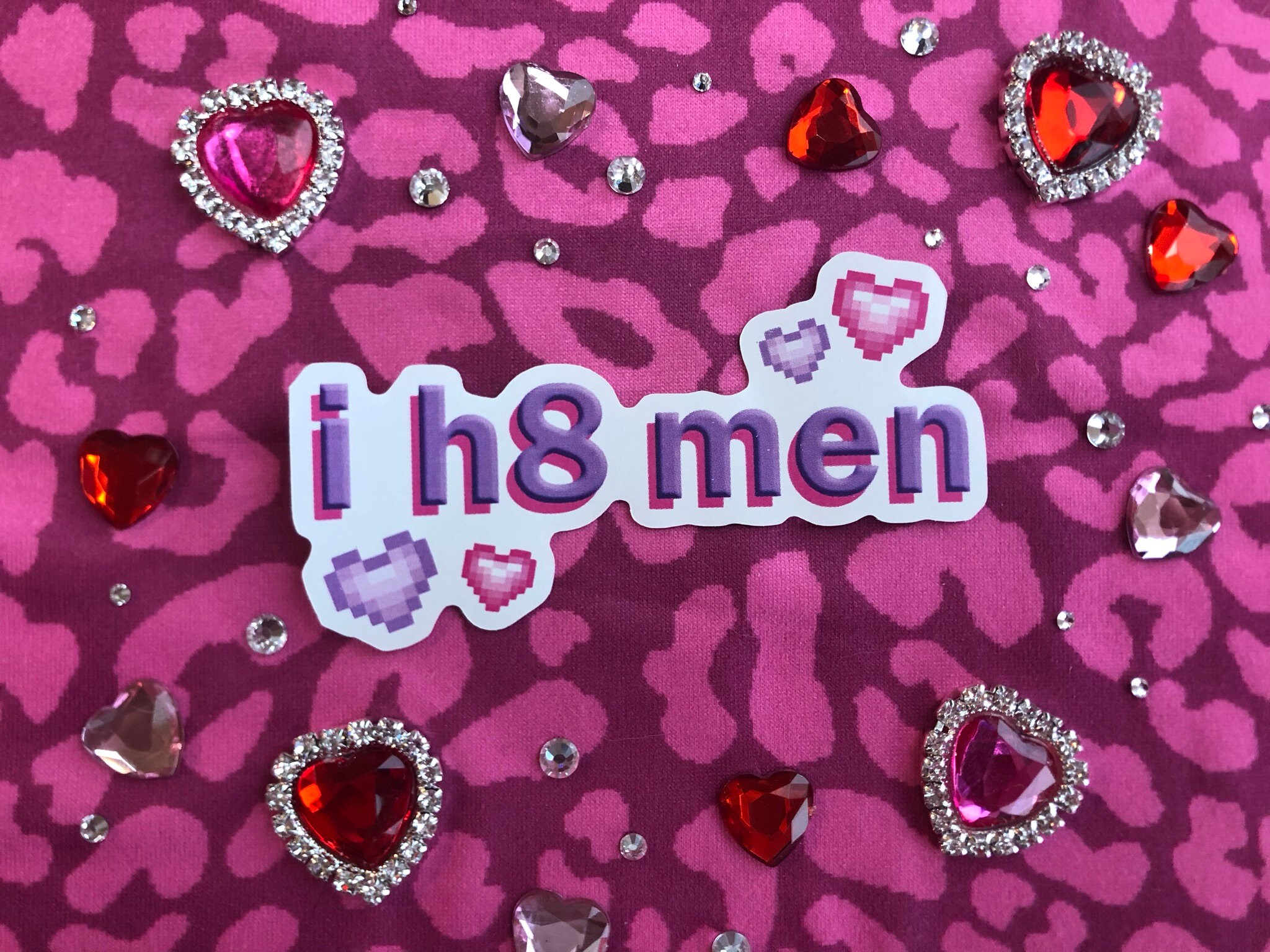 I Hate Men Sticker Feminism Misandry Girly - Etsy