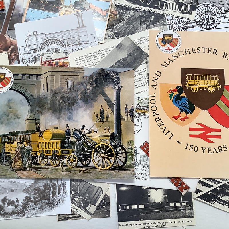 Train Scrapbook - Etsy