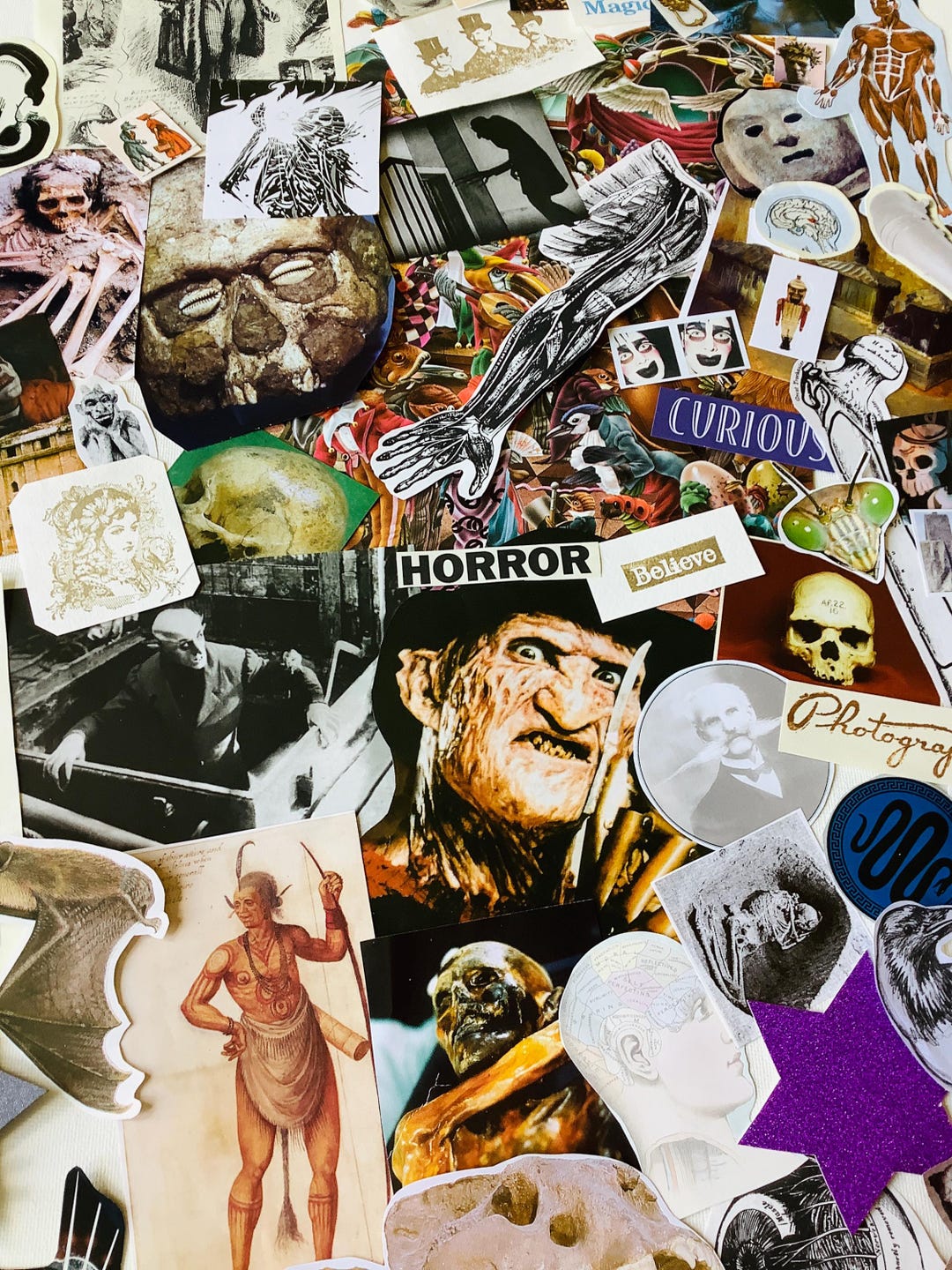 60 Piece Gothic, Macabre, Spooky, Weird, Bizarre, Mystical, Curiosities ...