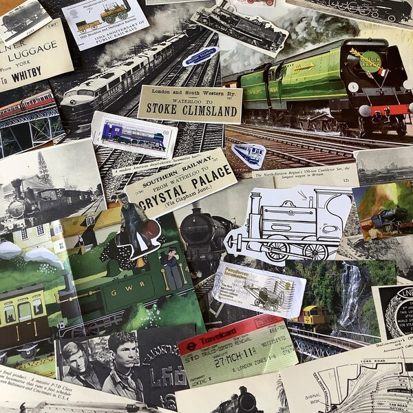 Train Scrapbook - Etsy