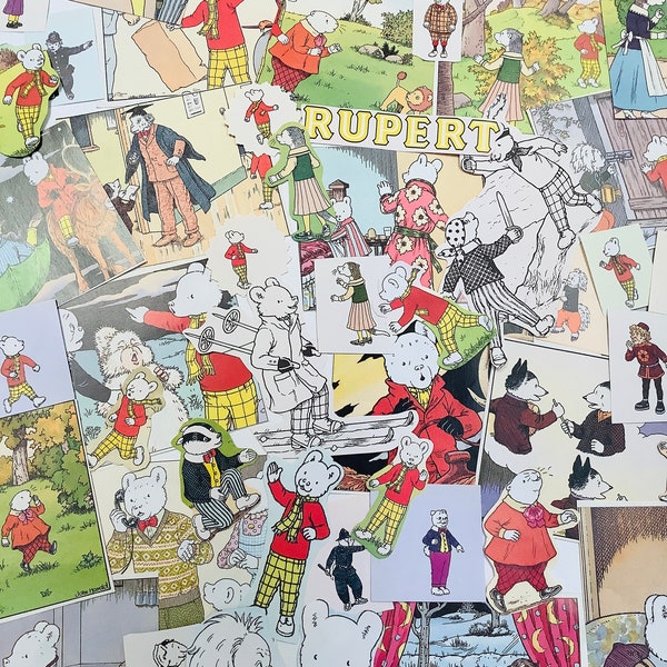Rupert the Bear - Etsy