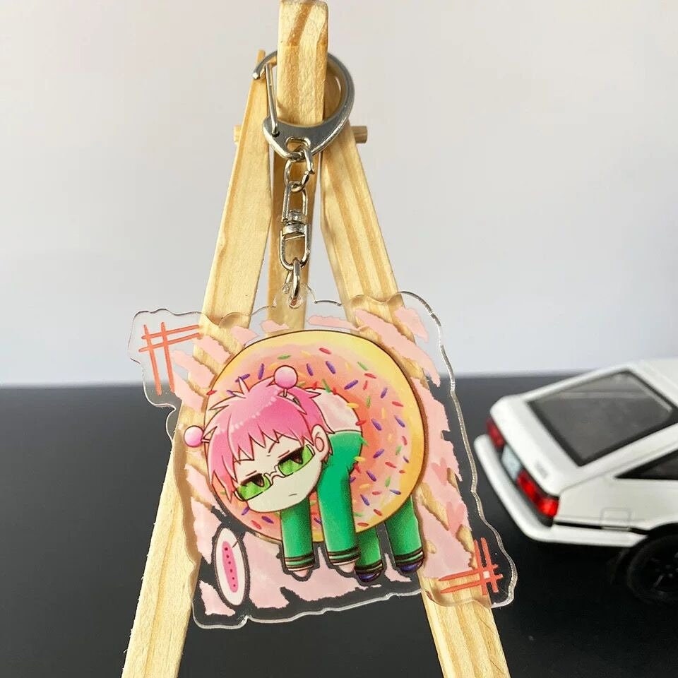 The Disastrous Life Of Saiki K Anime Key Chain Key Ring Etsy Uk