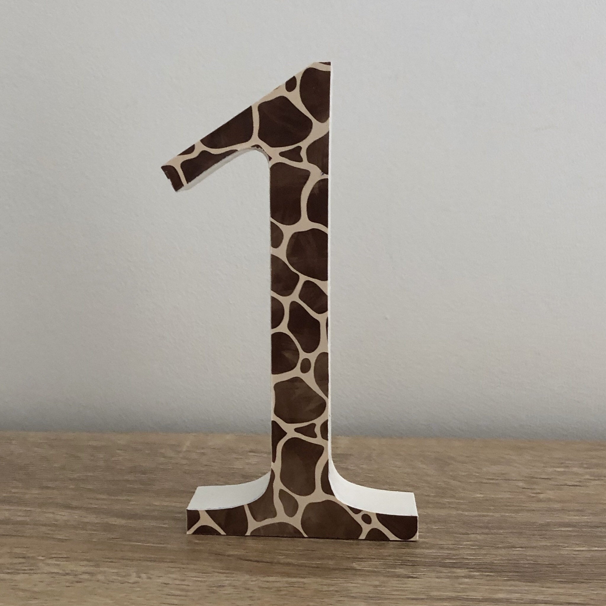 Safari Wooden Numbers Safari Theme Decorations Wild Safari - Etsy