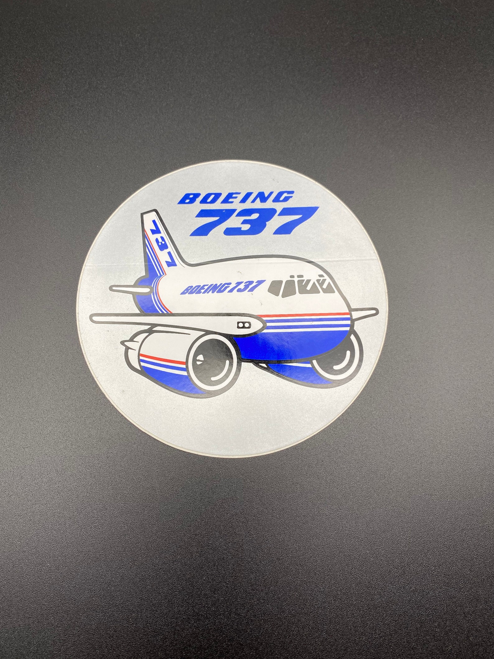 Boeing 737 Plane Advertisement Sticker Decal Vintage 1980s | Etsy