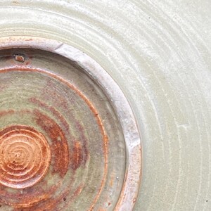 Shallow Ceramic Bowl Art Pottery Handmade Splatter Glaze Vtg - Etsy