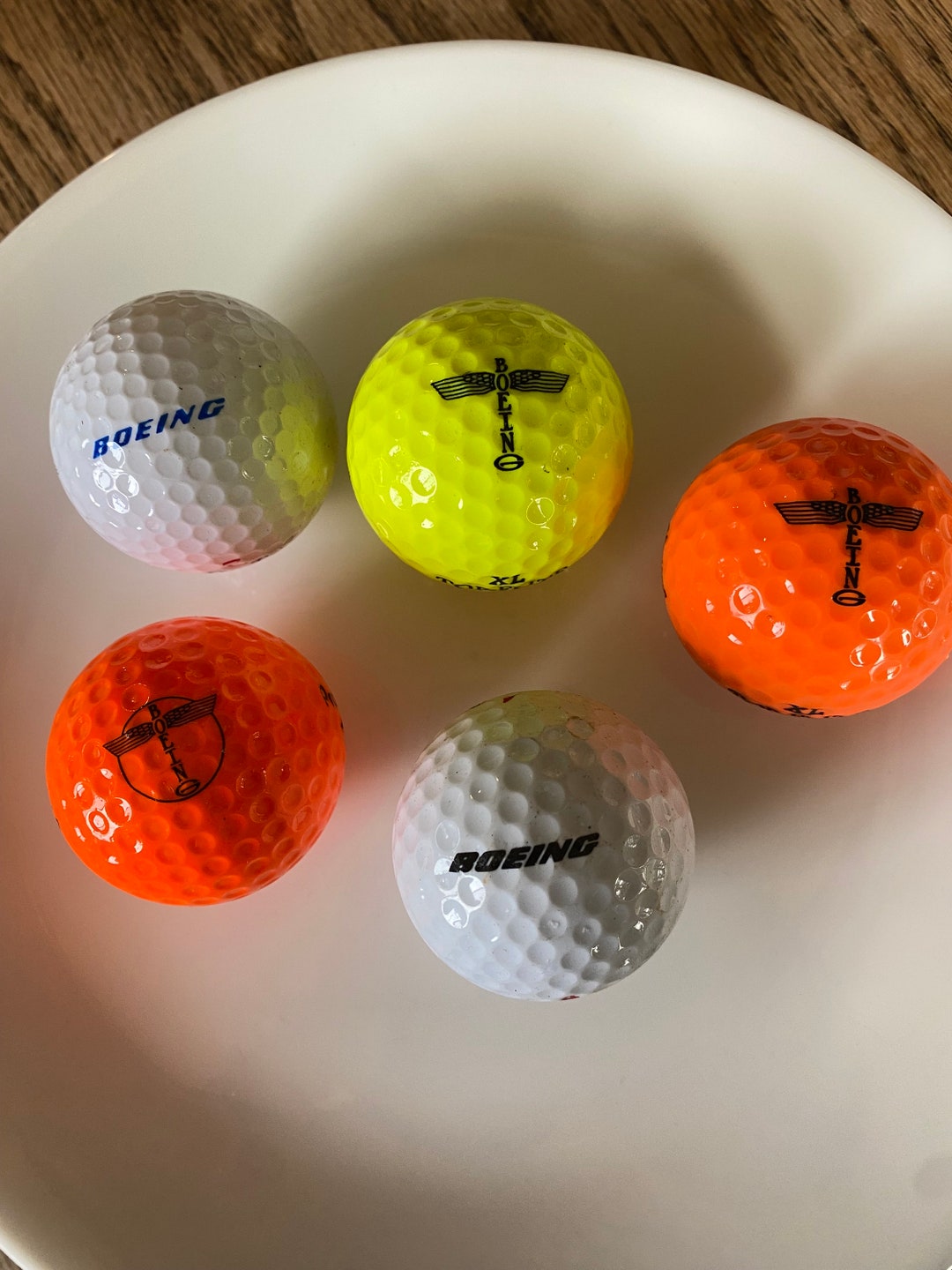 Vintage Boeing Logo Golf Balls 1980s and 1990s 5 Balls All Different - Etsy