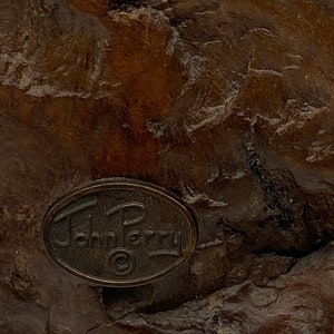 John Perry Seagull Sculpture on Wood Base Vintage MCM - Etsy